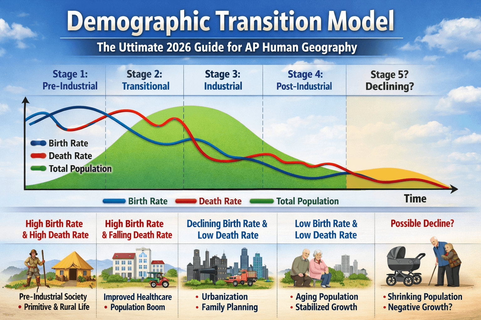 Demographic Transition Model: The Ultimate 2026 Guide for